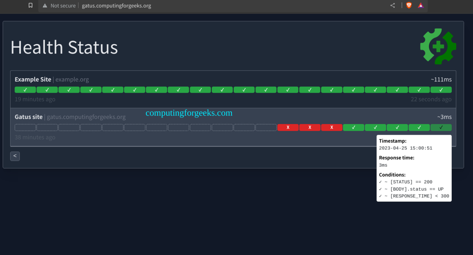 Monitor Your Applications Health and Alerts using Gatus | ComputingForGeeks