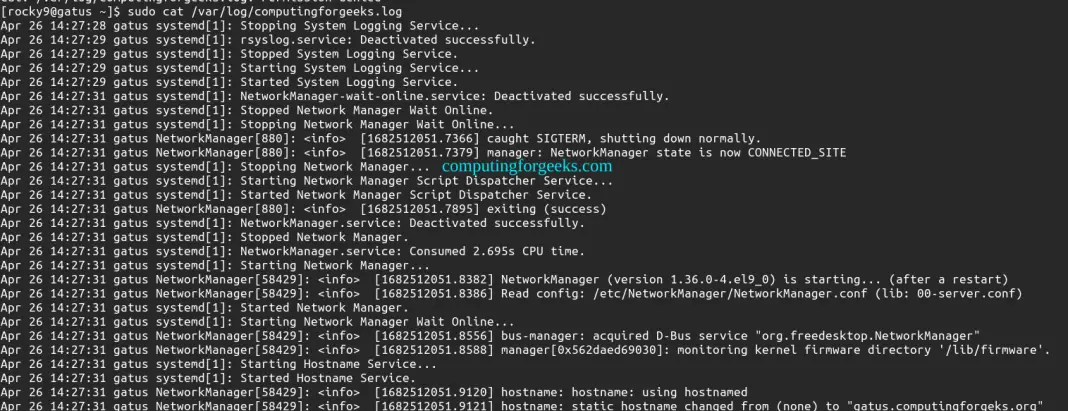 Perform Proper Rsyslog Logs Rotation Using Logrotate Computingforgeeks