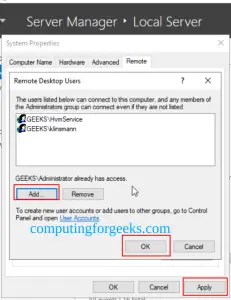 How To Enable Remote Desktop on Windows Server 2022 | ComputingForGeeks