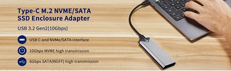 Best Enclosures for M.2 PCIe NVMe and SATA SSDs | ComputingForGeeks