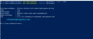 Configure Active Directory Domain Services using PowerShell
