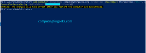 Configure Active Directory Domain Services using PowerShell