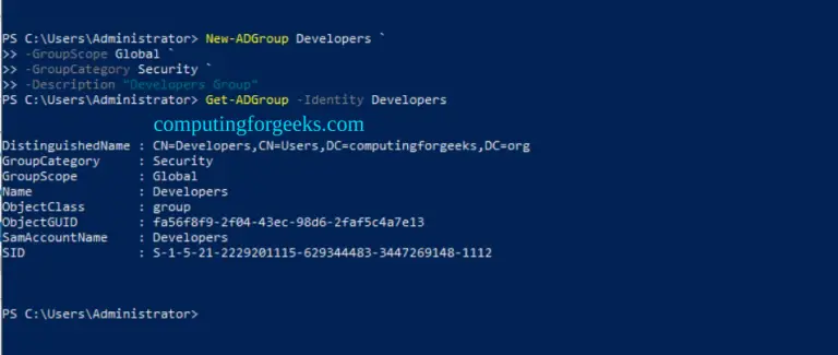 Configure Active Directory Domain Services using PowerShell