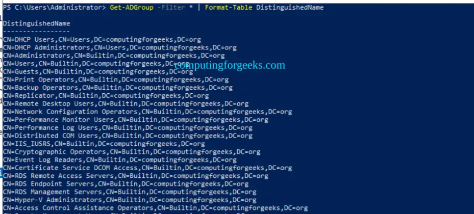 Configure Active Directory Domain Services using PowerShell