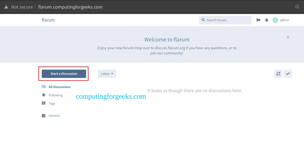 How To Setup Flarum discussion forum on Ubuntu 22.04 | ComputingForGeeks