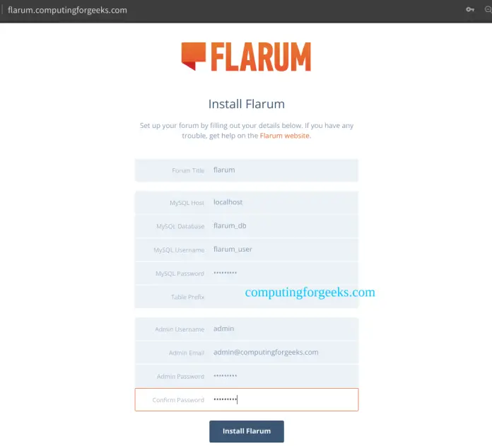 How To Setup Flarum discussion forum on Ubuntu 22.04 | ComputingForGeeks