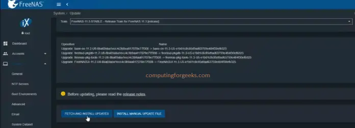 TrueNAS and How to Upgrade from FreeNAS to TrueNAS Core | ComputingForGeeks