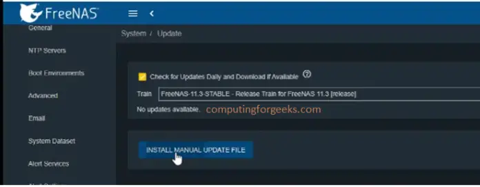 Truenas And How To Upgrade From Freenas To Truenas Core Computingforgeeks