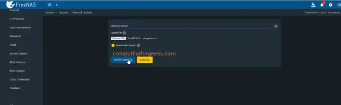 Truenas And How To Upgrade From Freenas To Truenas Core Computingforgeeks 3837