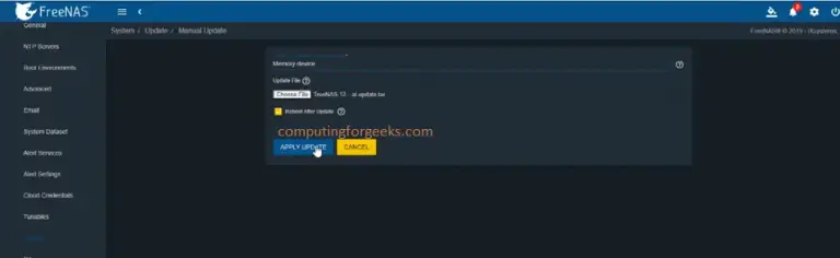 TrueNAS and How to Upgrade from FreeNAS to TrueNAS Core | ComputingForGeeks