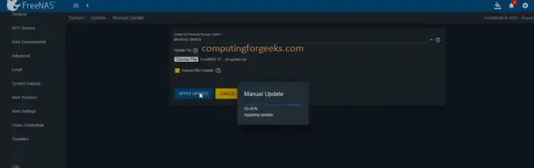 Truenas And How To Upgrade From Freenas To Truenas Core Computingforgeeks
