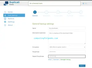 Backup Linux, Mac, and Windows Systems using Duplicati | ComputingForGeeks