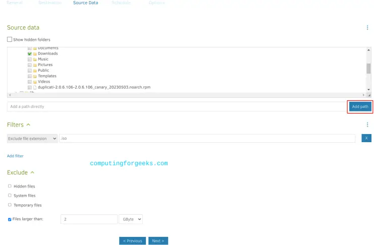 Backup Linux Mac And Windows Systems Using Duplicati Computingforgeeks