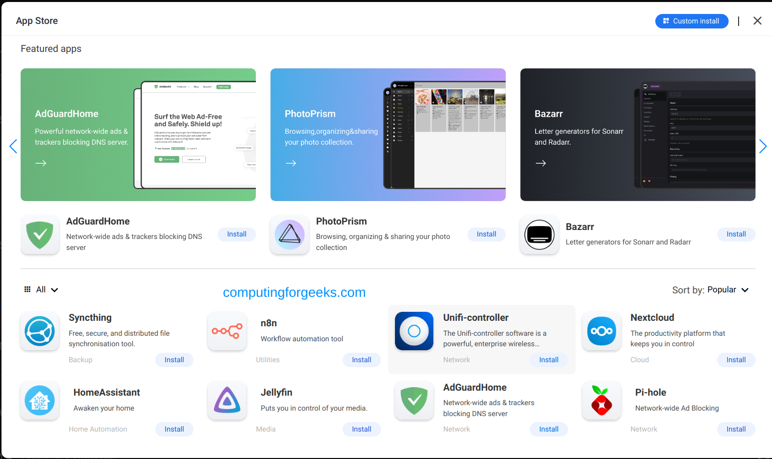 How To Build Home Private Cloud using CasaOS | ComputingForGeeks
