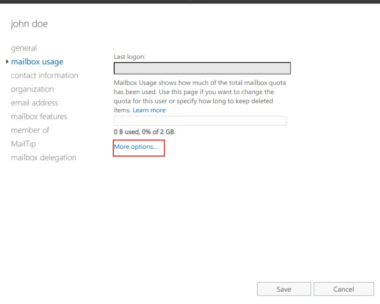 Configure Mailbox Quotas and Archives on Exchange Server 2019 | ComputingForGeeks