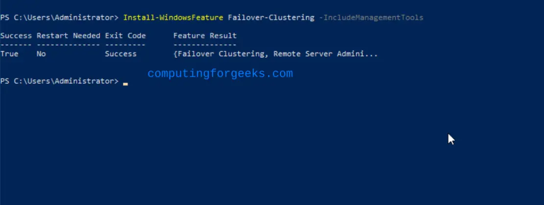 Configure Windows Server 2022 Failover Clustering (WSFC ...
