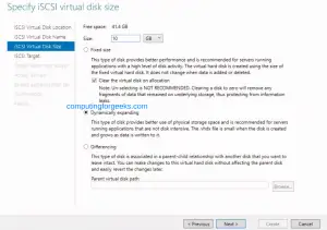 Configure iSCSI Target & Initiator on Windows Server 2022 | ComputingForGeeks