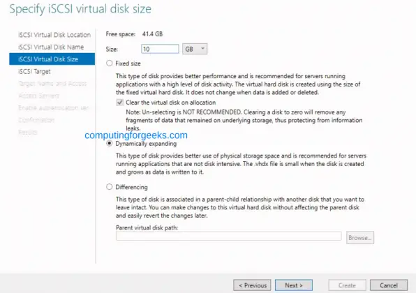 Configure iSCSI Target & Initiator on Windows Server 2022 ...