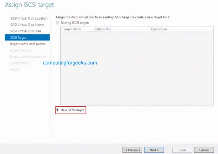 Configure iSCSI Target & Initiator on Windows Server 2022 | ComputingForGeeks