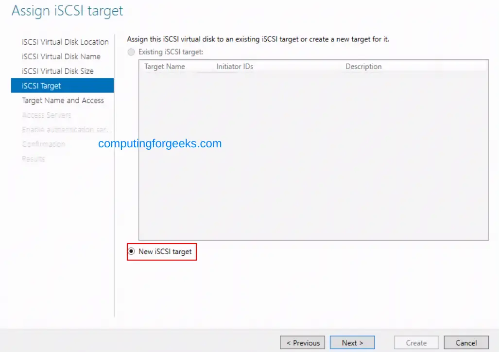 Configure iSCSI Target & Initiator on Windows Server 2022 | ComputingForGeeks