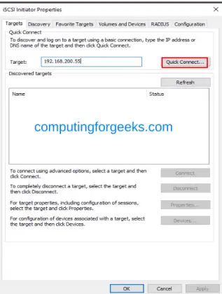 Configure iSCSI Target & Initiator on Windows Server 2022 | ComputingForGeeks