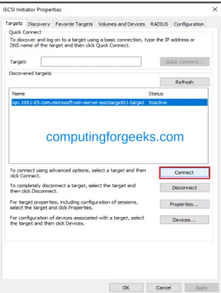Configure iSCSI Target & Initiator on Windows Server 2022 | ComputingForGeeks