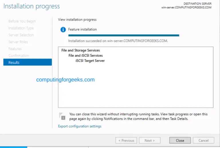 Configure iSCSI Target & Initiator on Windows Server 2022 ...