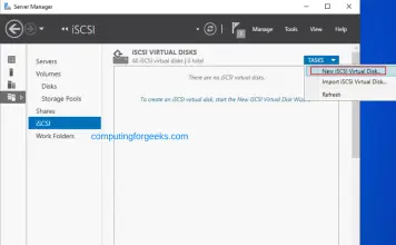 Configure iSCSI Target & Initiator on Windows Server 2022 | ComputingForGeeks