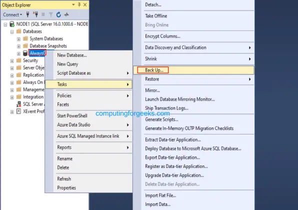 Configuring Alwayson Availability Groups In Sql Server 2022 Computingforgeeks