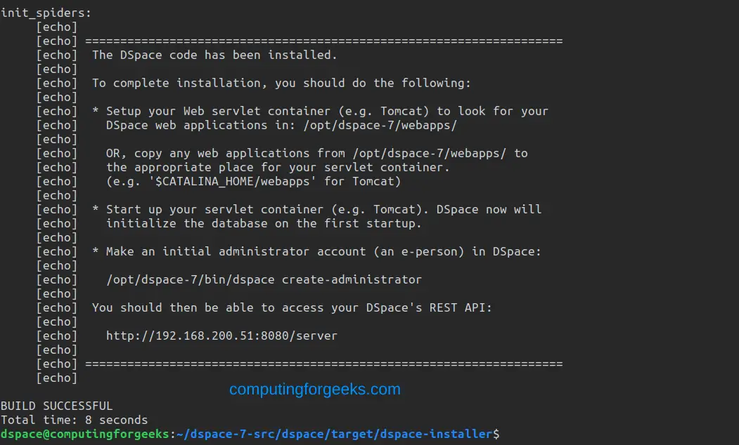 Install DSpace 7 Repository on Ubuntu 20.04|18.04 | ComputingForGeeks
