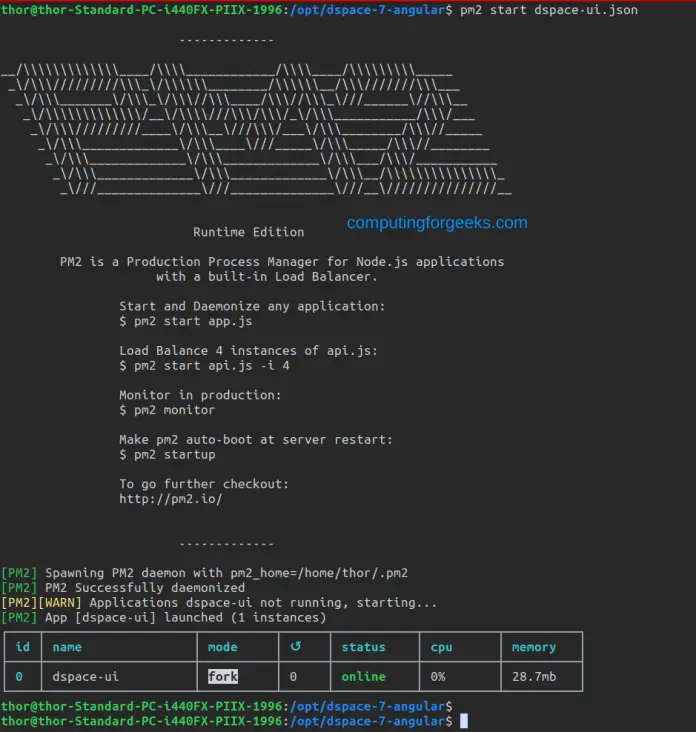 Install DSpace 7 Repository on Ubuntu 20.04|18.04 | ComputingForGeeks