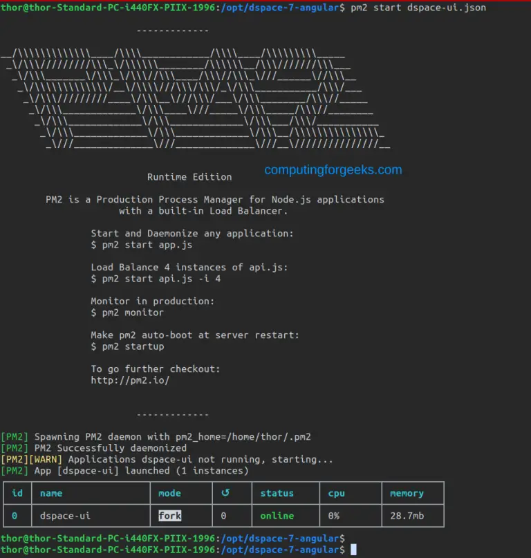Install DSpace 7 Repository on Ubuntu 20.04|18.04 | ComputingForGeeks