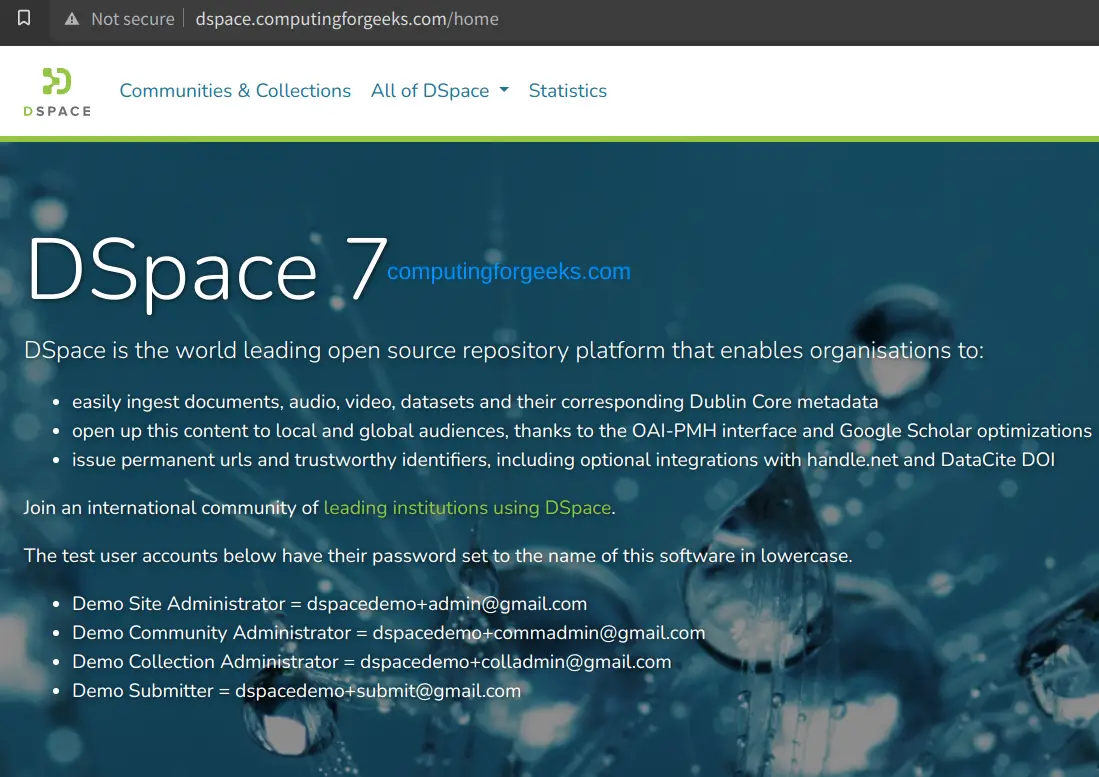 Install DSpace 7 Repository on Ubuntu 20.04|18.04 | ComputingForGeeks