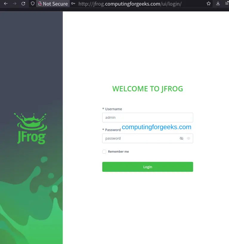 Deploy JFrog Artifactory on Kubernetes With Ingress | ComputingForGeeks