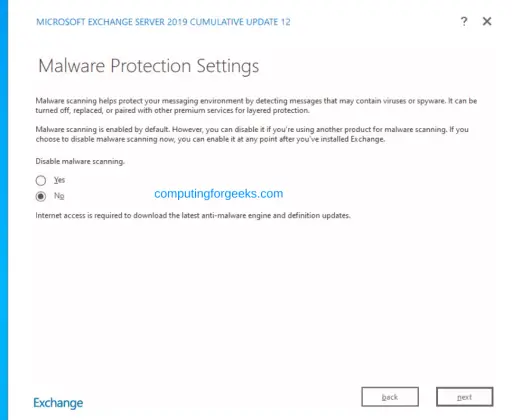 Installing Exchange Server 2019 on Windows Server 2022 | ComputingForGeeks