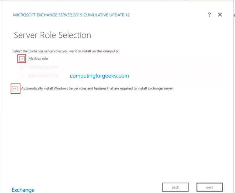 Installing Exchange Server 2019 on Windows Server 2022 | ComputingForGeeks