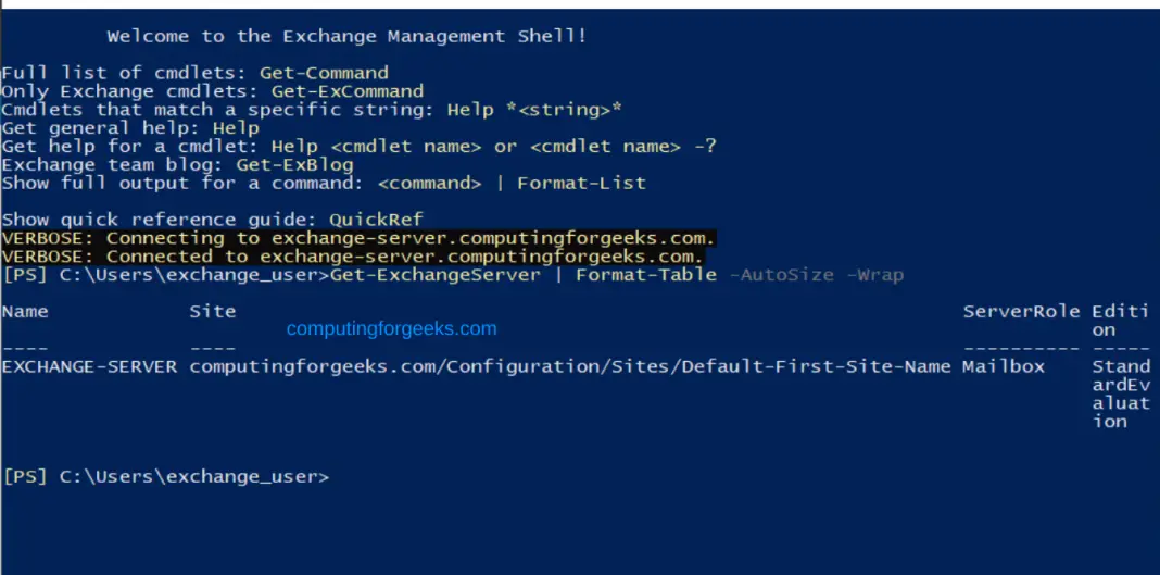 Installing Exchange Server 2019 on Windows Server 2022 | ComputingForGeeks