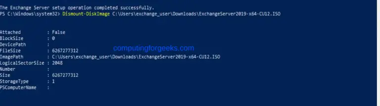 Installing Exchange Server 2019 on Windows Server 2022 | ComputingForGeeks