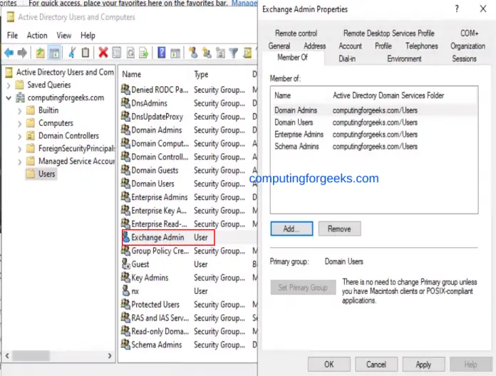 Installing Exchange Server 2019 on Windows Server 2022 | ComputingForGeeks