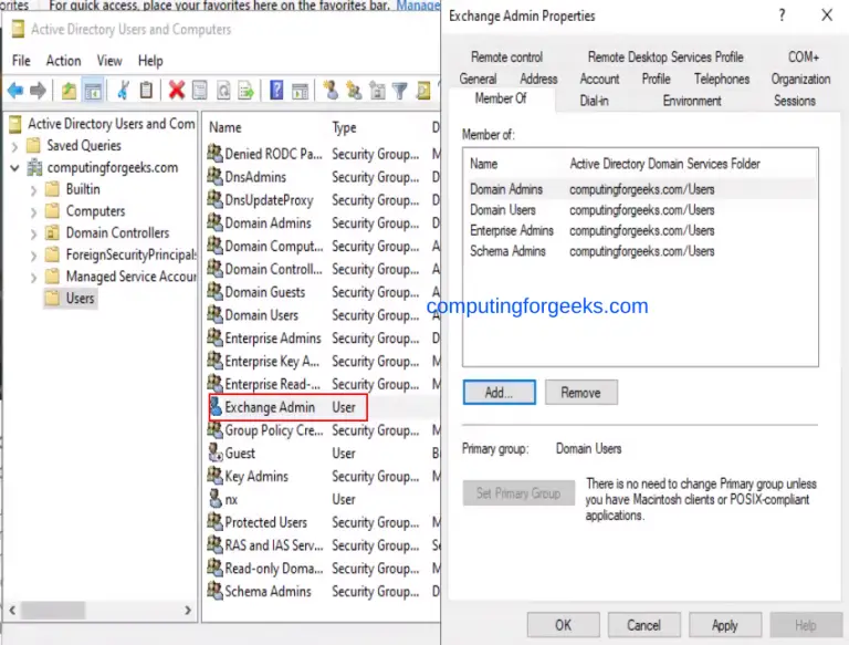 Installing Exchange Server 2019 on Windows Server 2022 | ComputingForGeeks
