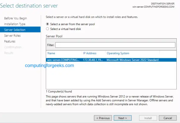 Configure iSCSI Target & Initiator on Windows Server 2022 | ComputingForGeeks