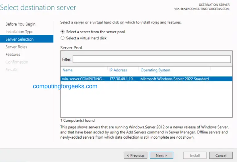 Configure iSCSI Target & Initiator on Windows Server 2022 | ComputingForGeeks