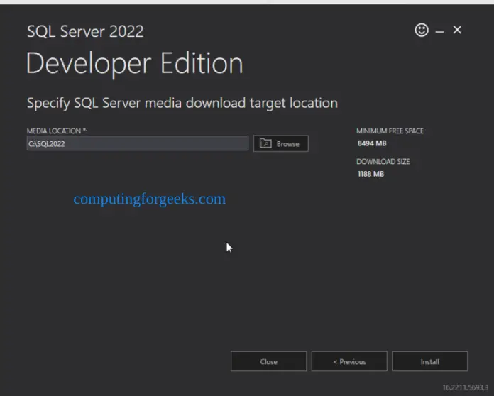Installing SQL Server 2022 on Windows Server 2022 | ComputingForGeeks