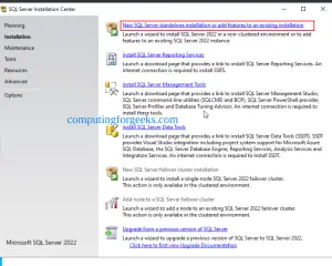 Installing SQL Server 2022 on Windows Server 2022 | ComputingForGeeks