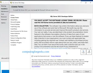 Installing SQL Server 2022 on Windows Server 2022 | ComputingForGeeks