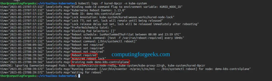Perform Safe & Automatic Node Reboots on Kubernetes with Kured ...