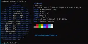 Run RHEL / Fedora on Windows Subsystem for Linux (WSL) | ComputingForGeeks