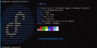 Run RHEL / Fedora on Windows Subsystem for Linux (WSL) | ComputingForGeeks