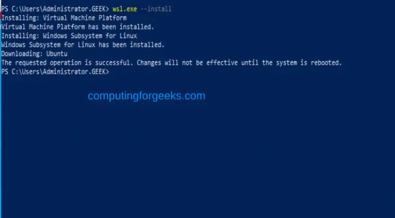 Run RHEL / Fedora on Windows Subsystem for Linux (WSL) | ComputingForGeeks