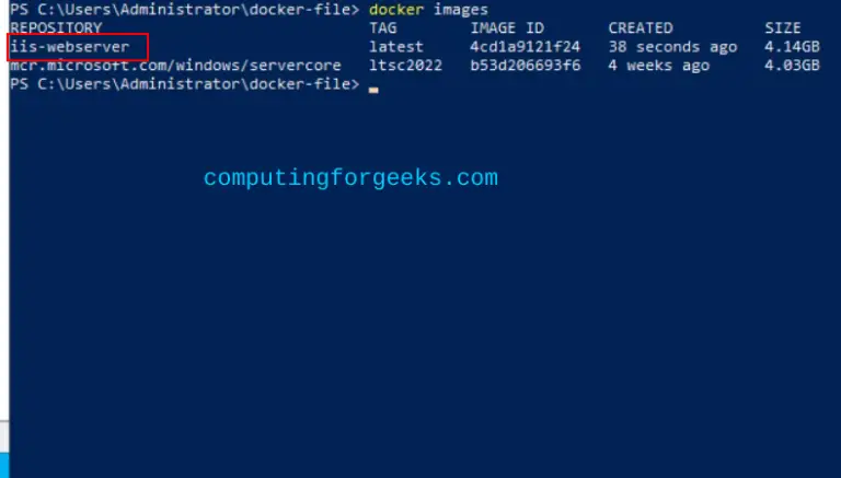 Using Docker and Docker Compose on Windows Server 2022 | ComputingForGeeks